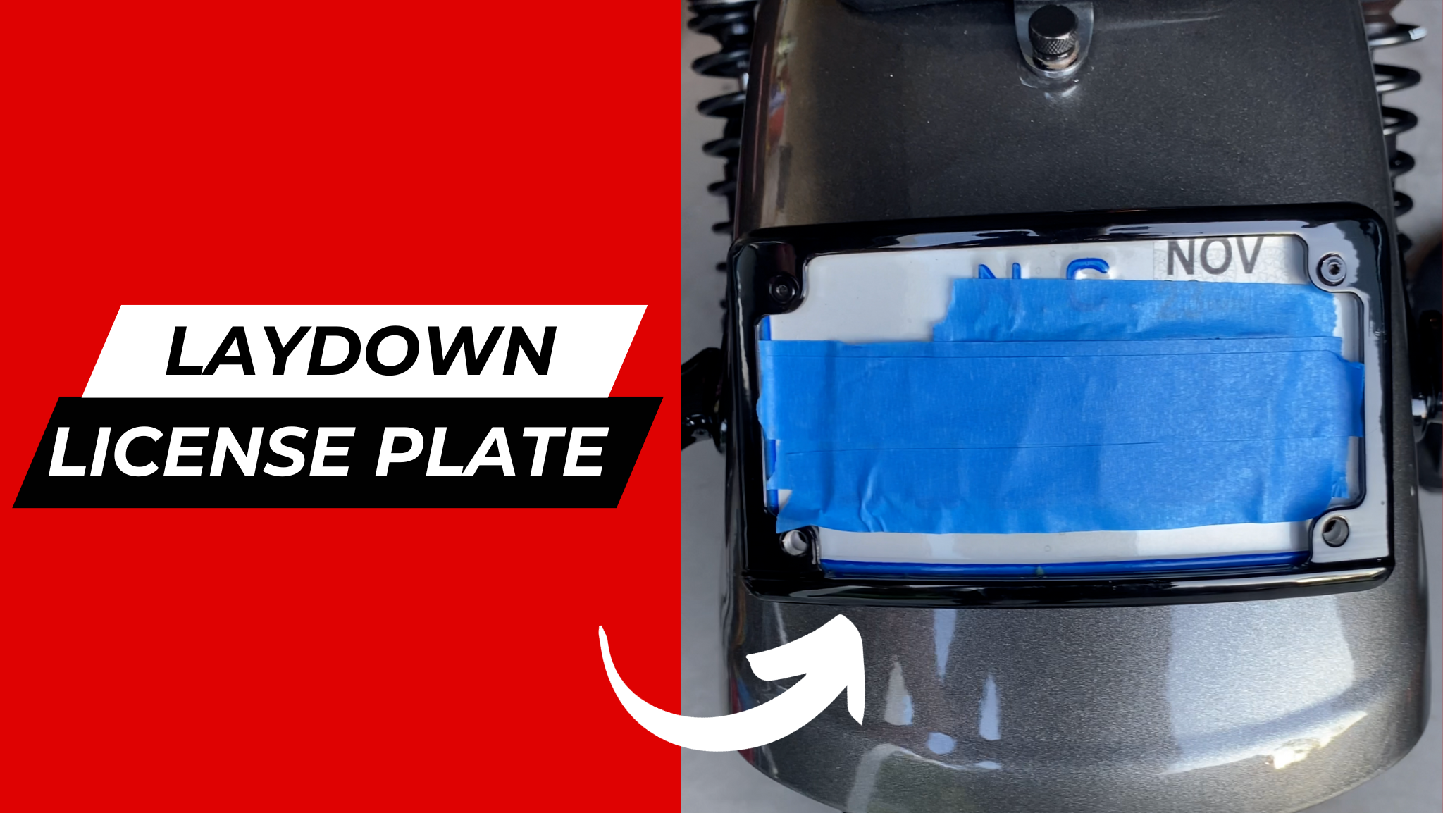 Watch Curved Laydown License Plate - Awesome License Plate Mount!! on ...