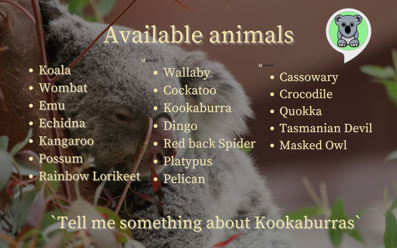 Amazon.com: Aussie Animals : Alexa Skills