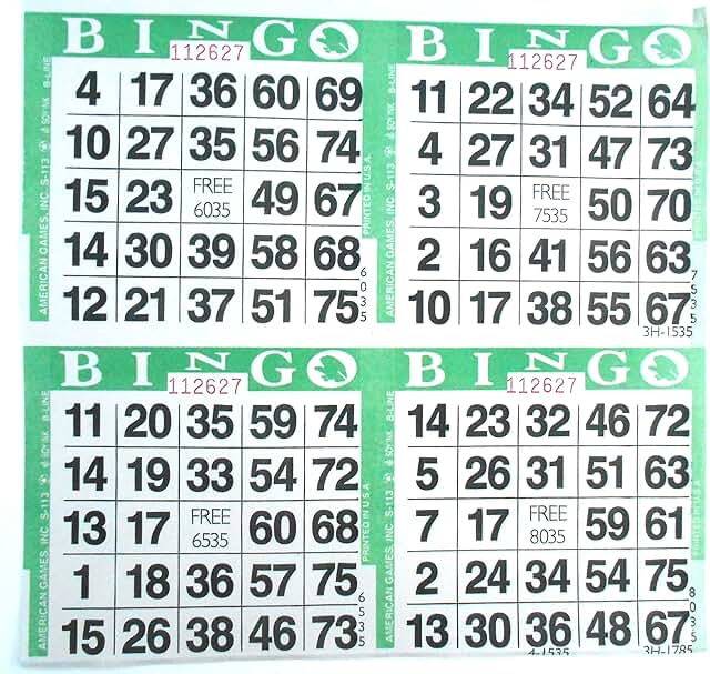 Amazon Large Bingo Cards For Seniors Amazon Large Bingo Cards For Seniors