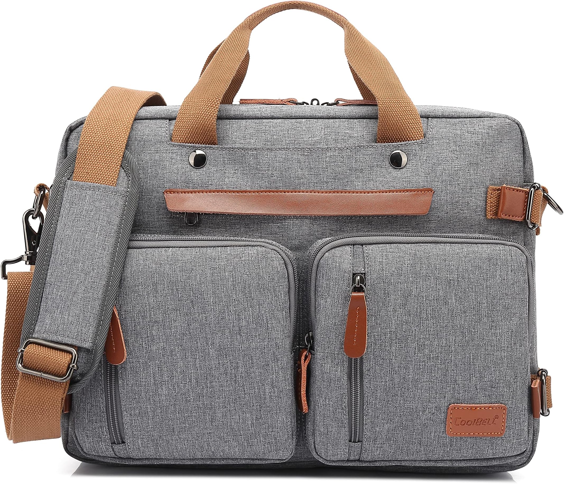 Amazon.com: CoolBELL Convertible 17.3 Inches Laptop Bag [3 in 1 ...