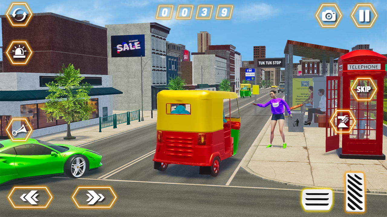 City Auto Rickshaw Driving Games 3D, Real Tuk-Tuk Auto Rickshaw ...