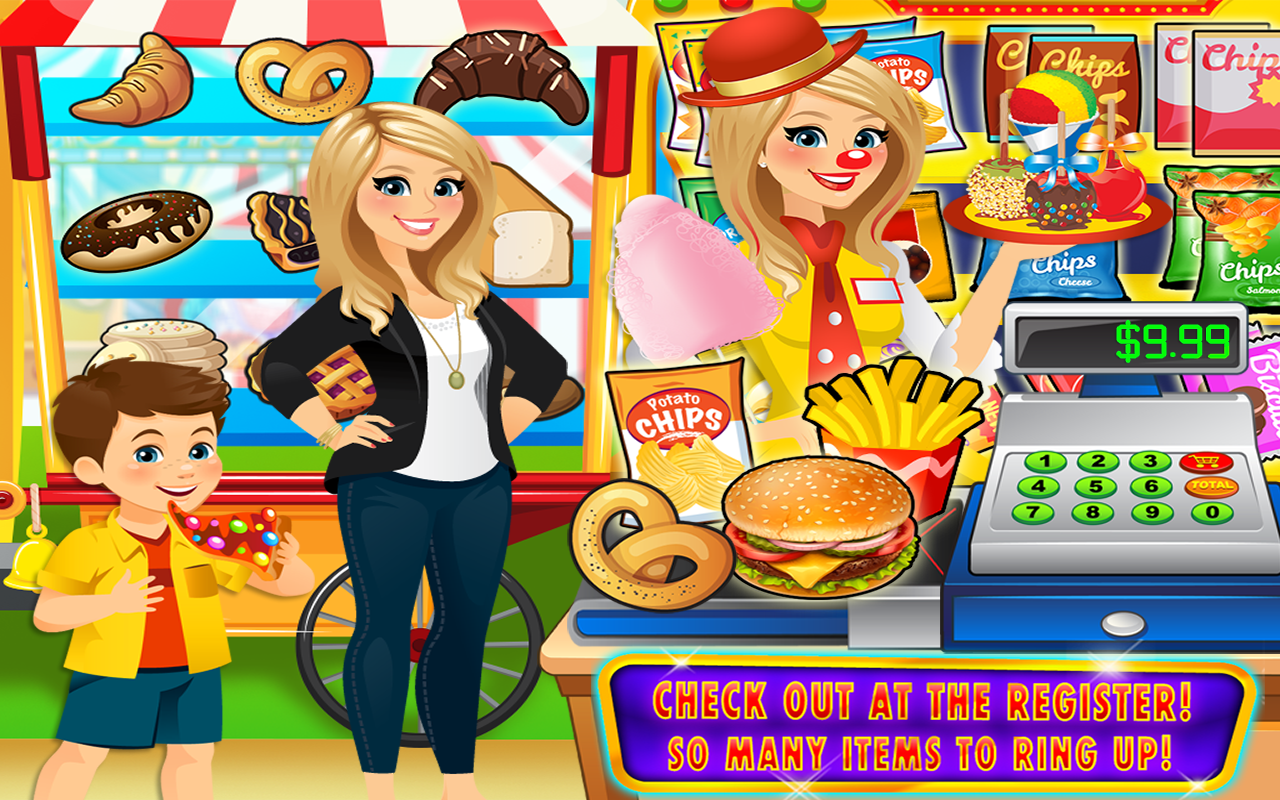 Fair Food Supermarket Simulator - Kids Prize Claw, Dessert Food ...