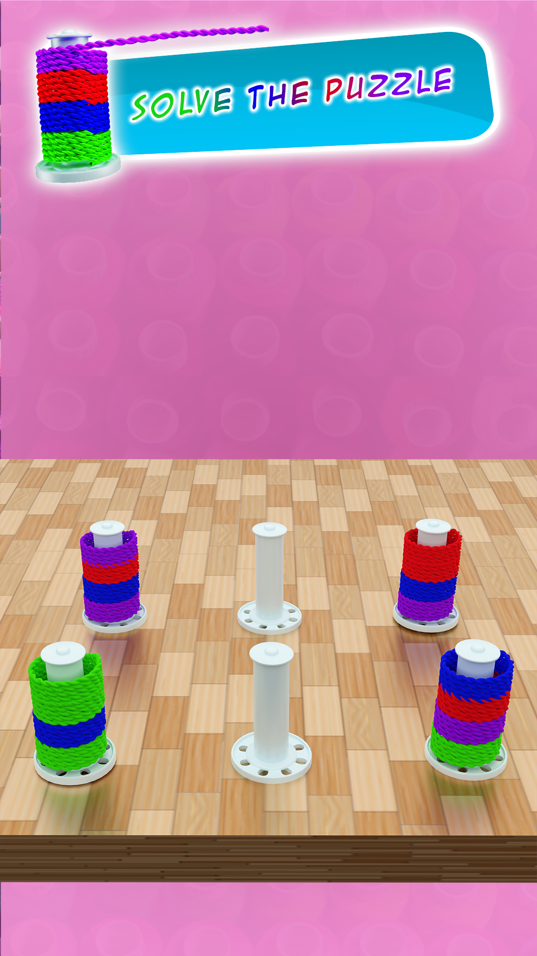 Thread Sort Color Puzzle - Knit Sorting Game - App on Amazon Appstore