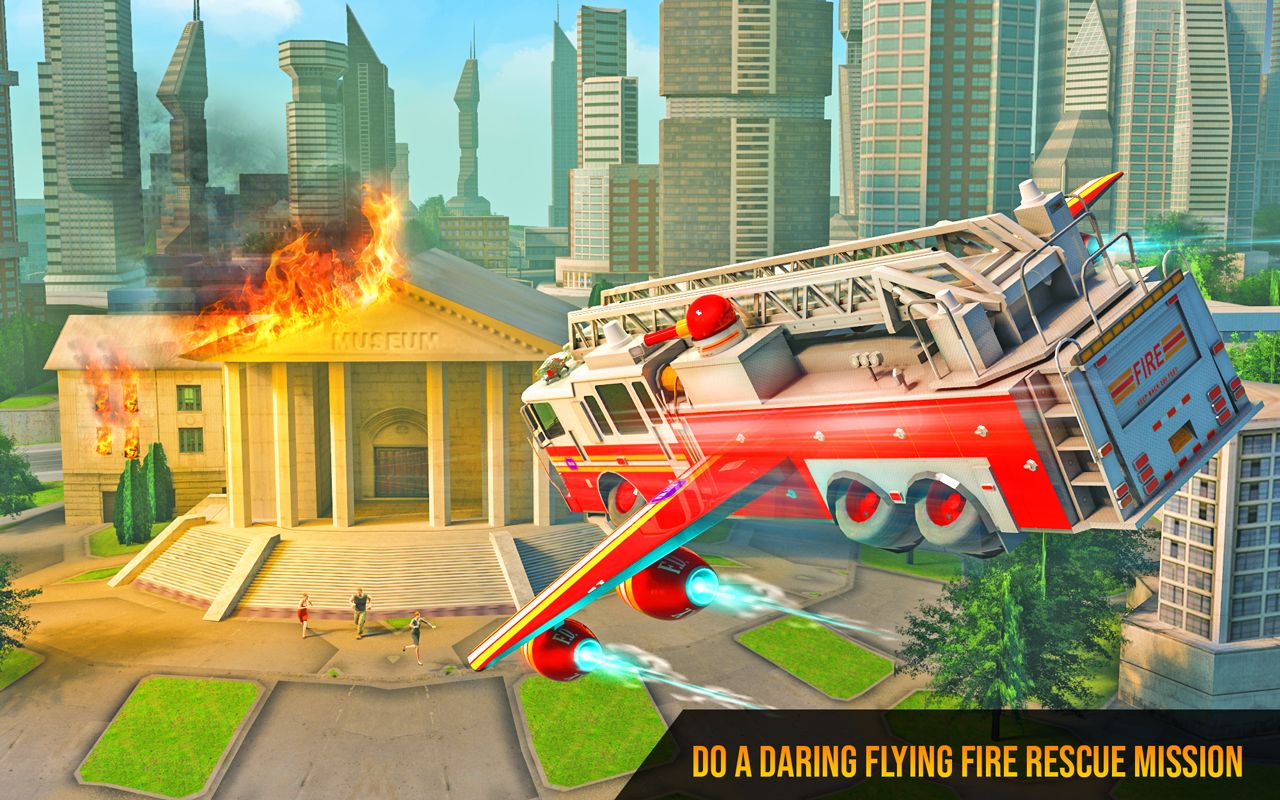 Flying Firefighter Truck Transform Robot Games - App on Amazon Appstore