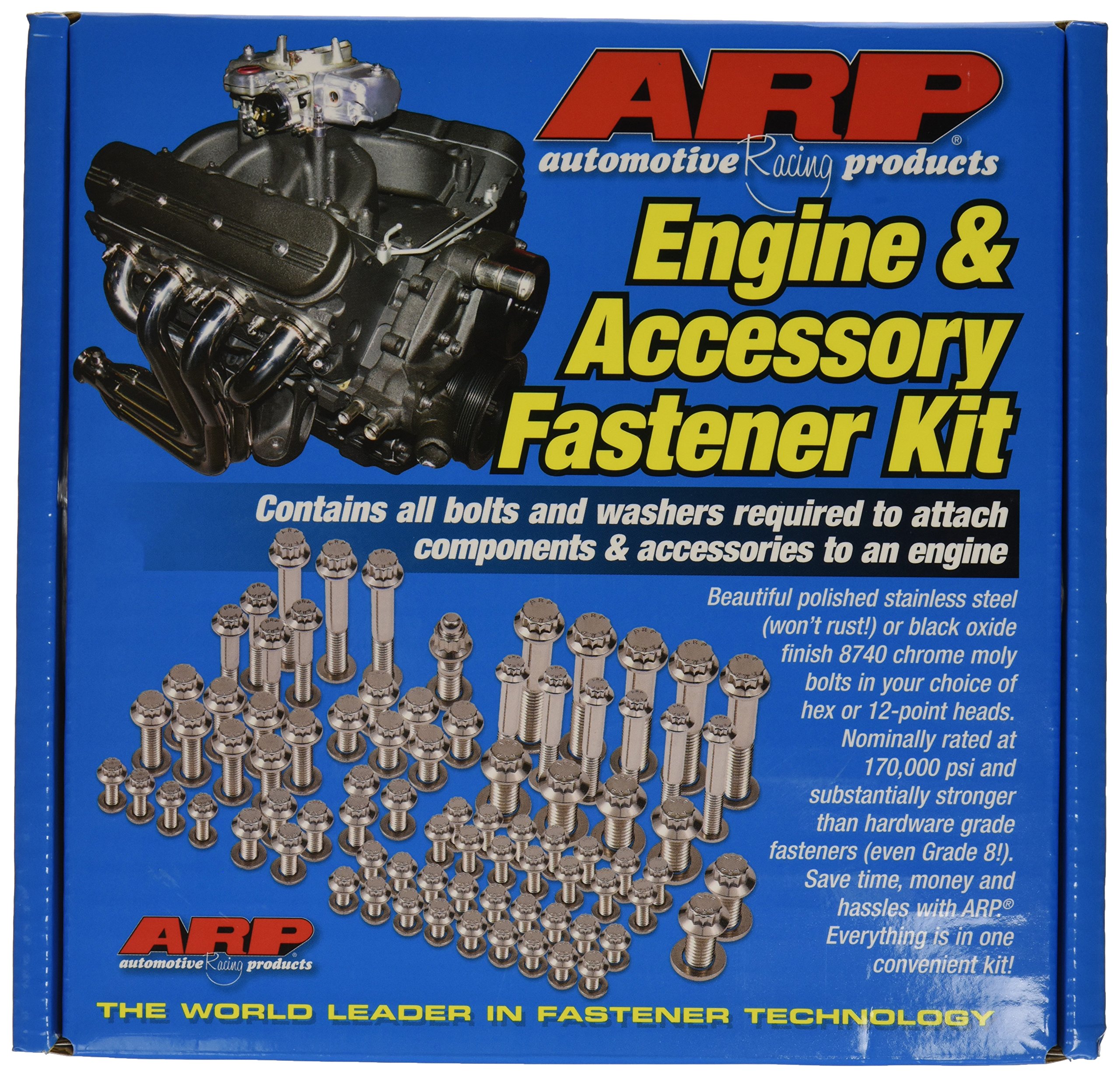 ARP Engine Fastener Kit ARP Stainless Steel Engine Fastener Kit - 12 ...
