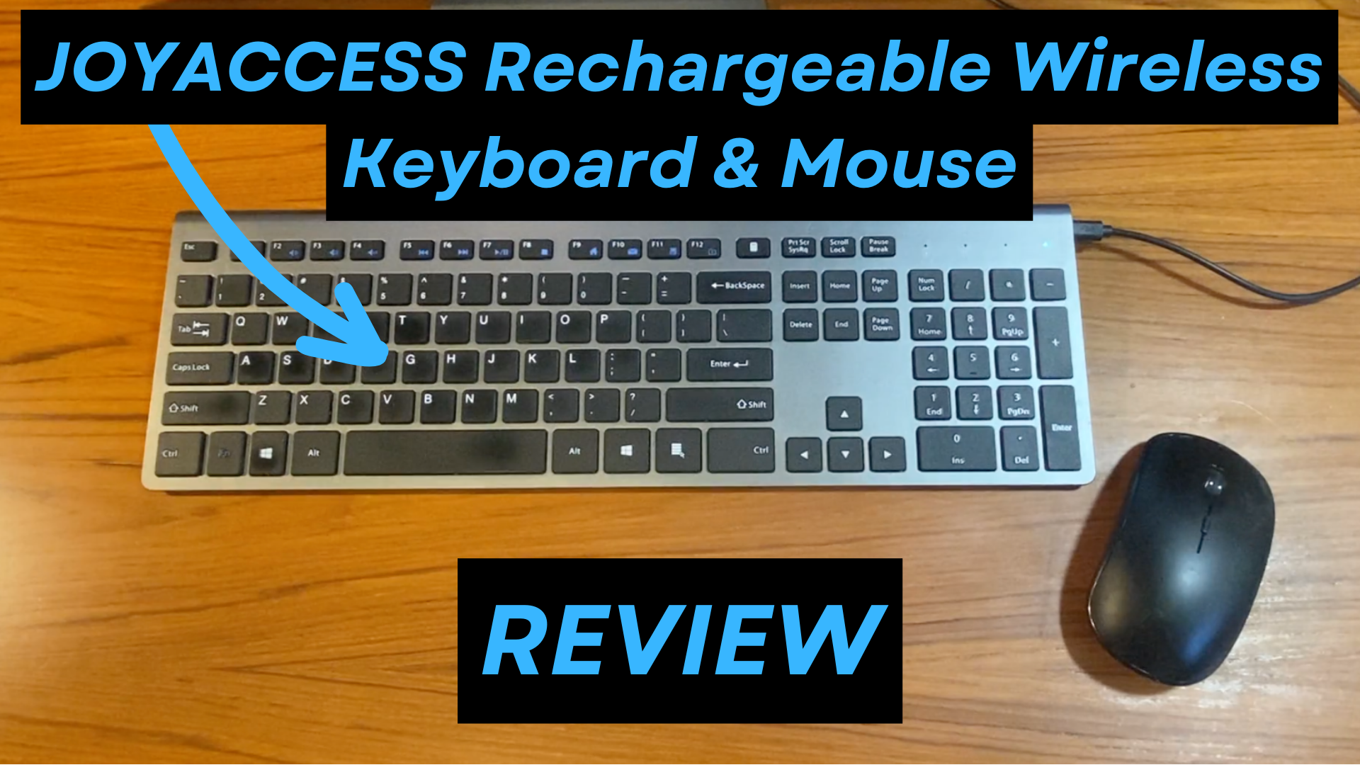 Watch Honest Review of JOYACCESS Wireless Keyboard & Mouse on Amazon Live