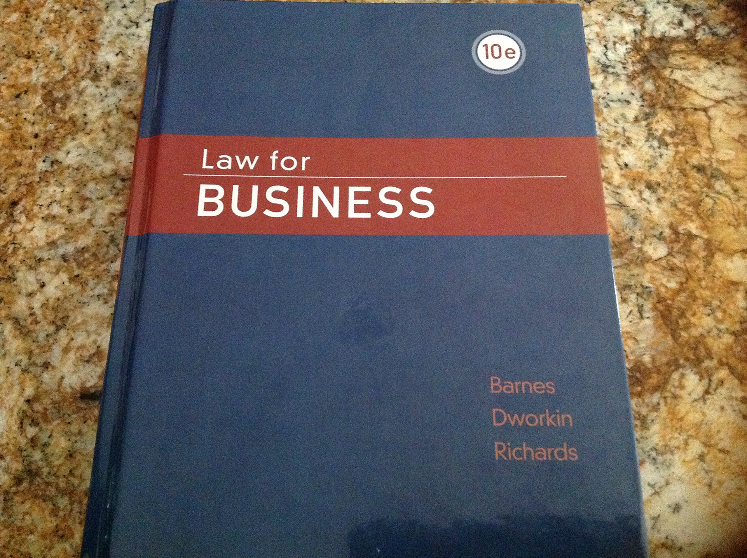 Amazon.com: Law for Business: 9780073524931: Barnes, A. James, Dworkin ...