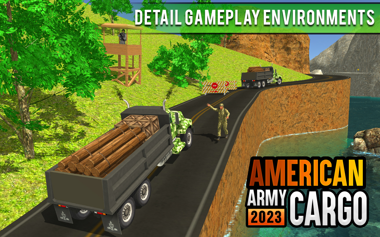 US Army Cargo Truck Driver Game: Military Vehicles Offroad Transport ...