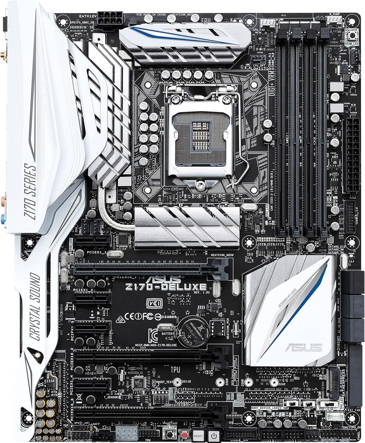 Amazon | ASUSTeK Intel Z170搭載 マザーボード LGA1151対応 Z170-DELUXE 【ATX】 | ASUS | マザーボード 通販