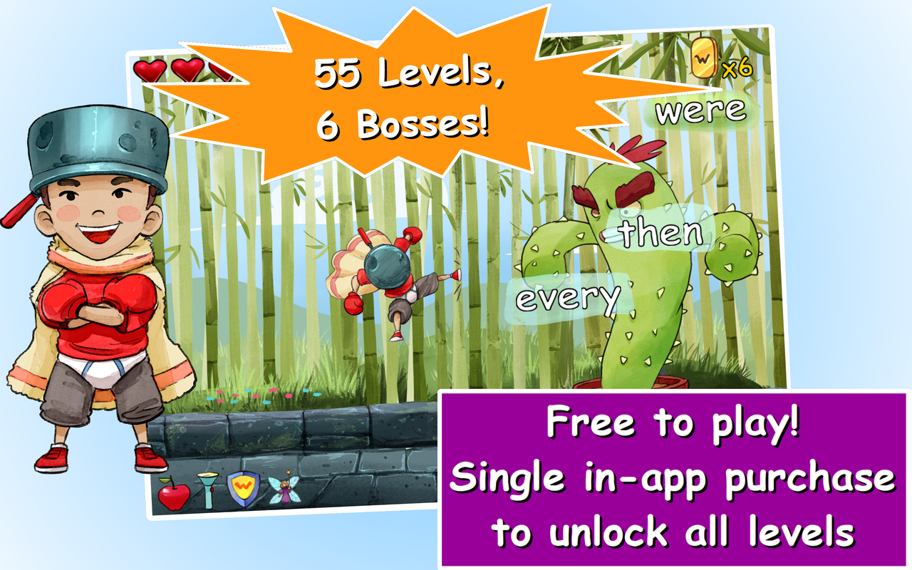 Sight Word Phonics Superhero: Learn to Read - Aplicativo na Amazon Appstore