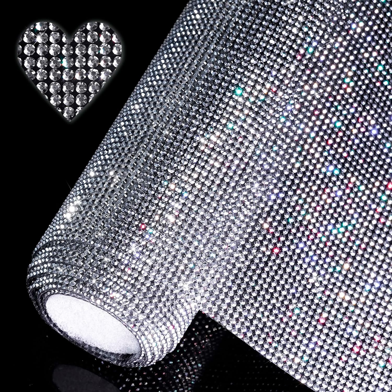 Amazon.com: Locacrystal 90250 Pcs Bling Resin Rhinestone Sticker Sheet ...