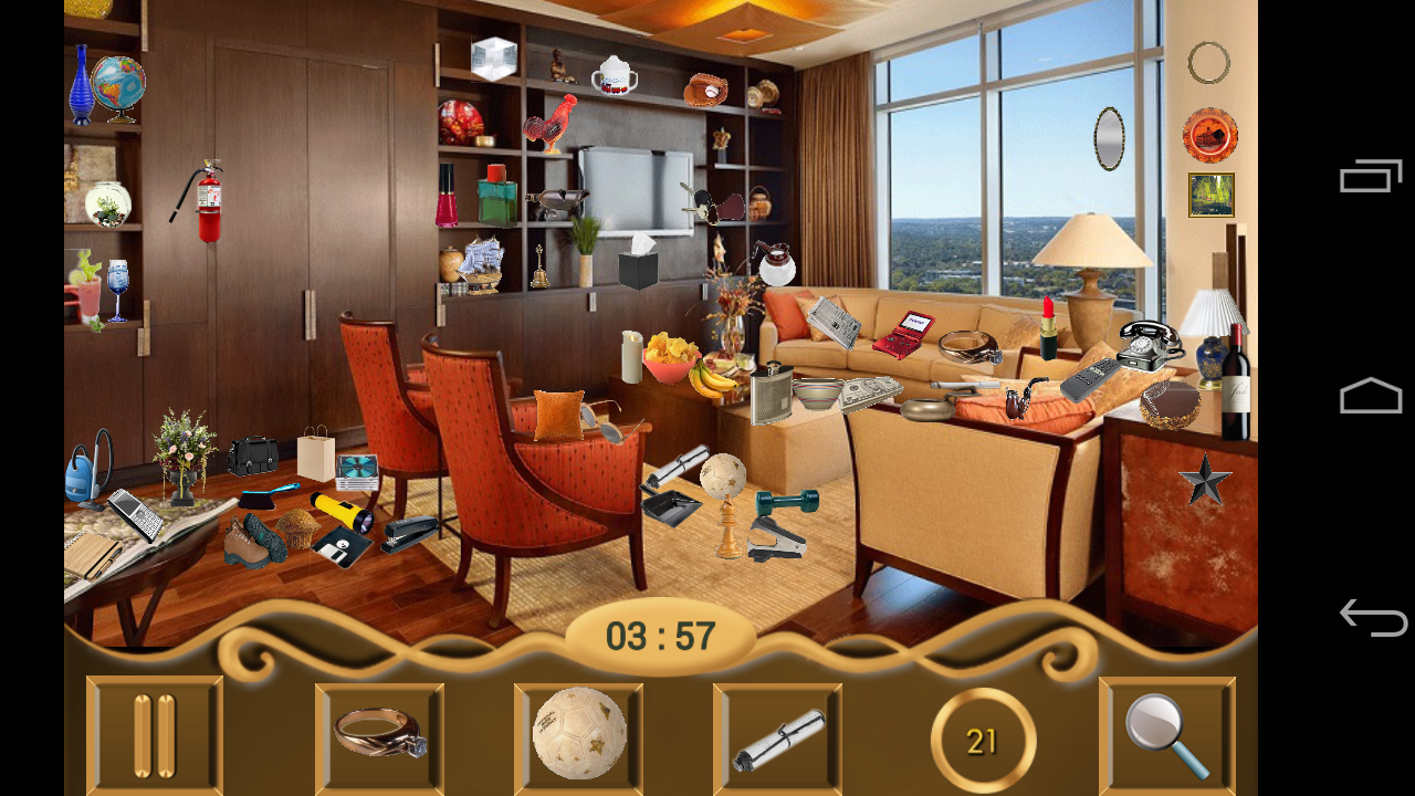 Aplicación hidden objects living room en Amazon Appstore