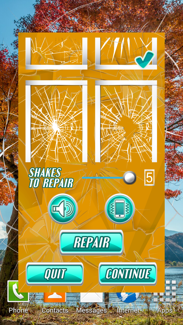 Break Screen With Shake - App on the Amazon Appstore