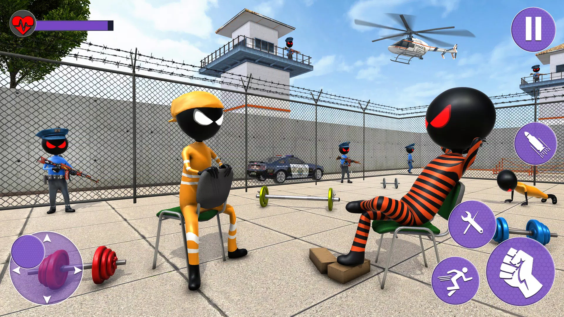 Gangster Stickman Prison Escape Survival Mission Games:Amazon.com ...