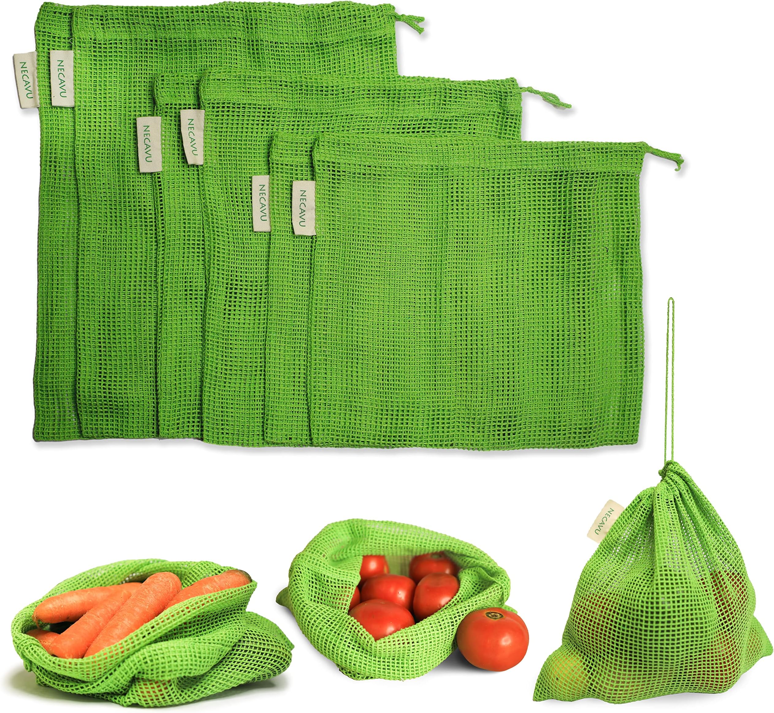 Shalimar Reusable Vegetable Fridge Bag/Multipurpose Bag - Pack Of 6 ...