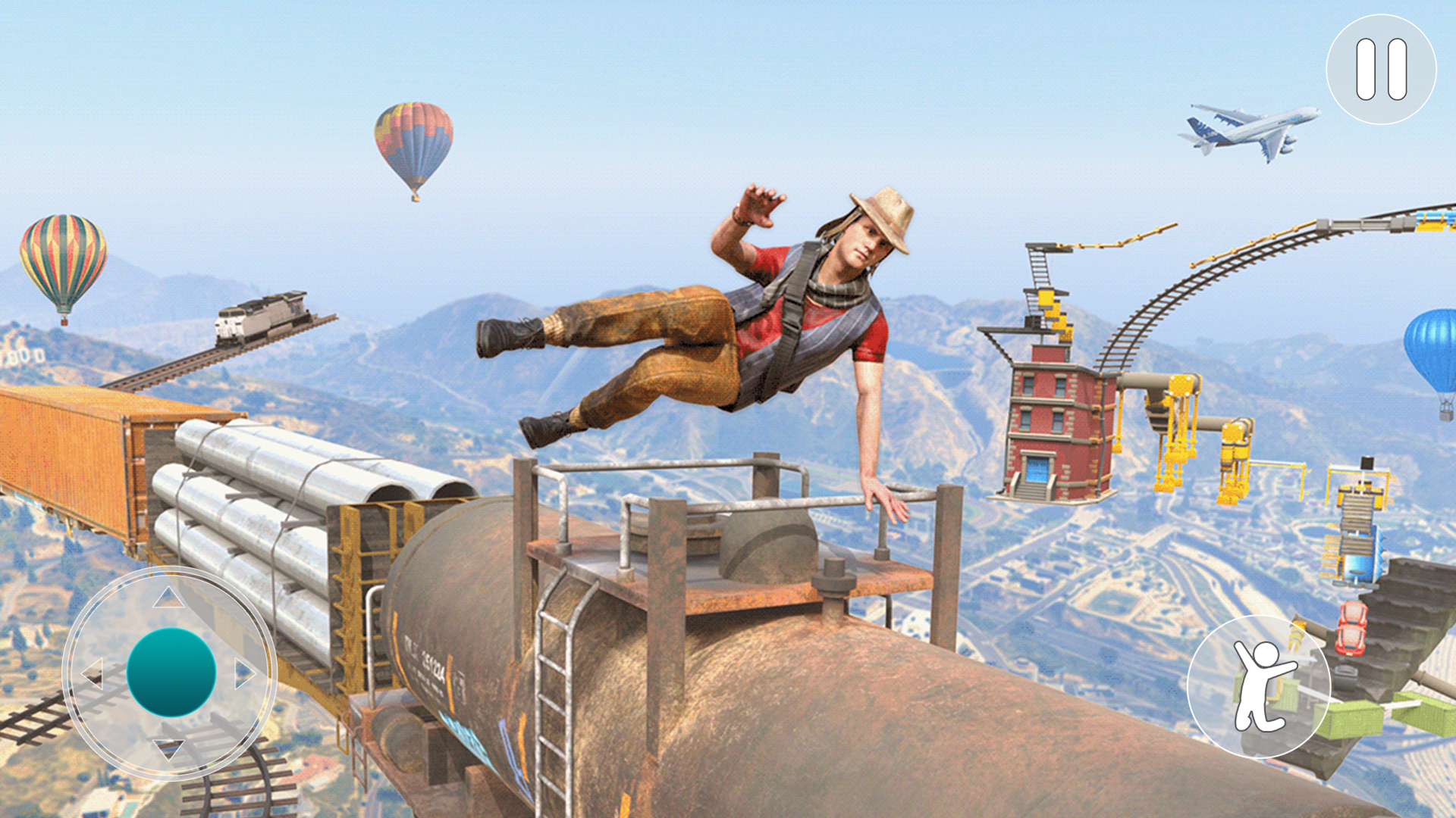 Run For Jump Only Up Parkour: Going Together Rooftops Race - App on ...
