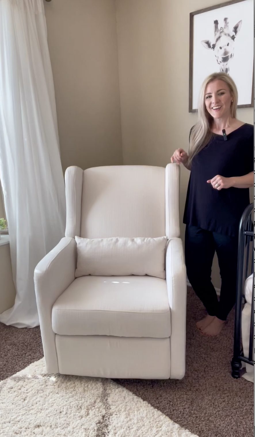 Watch Review of Carter's by DaVinci Arlo Recliner and Swivel Glider on ...