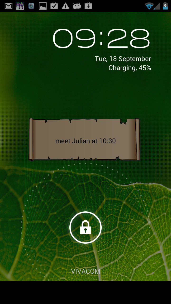 Lock Screen Reminder - App on Amazon Appstore