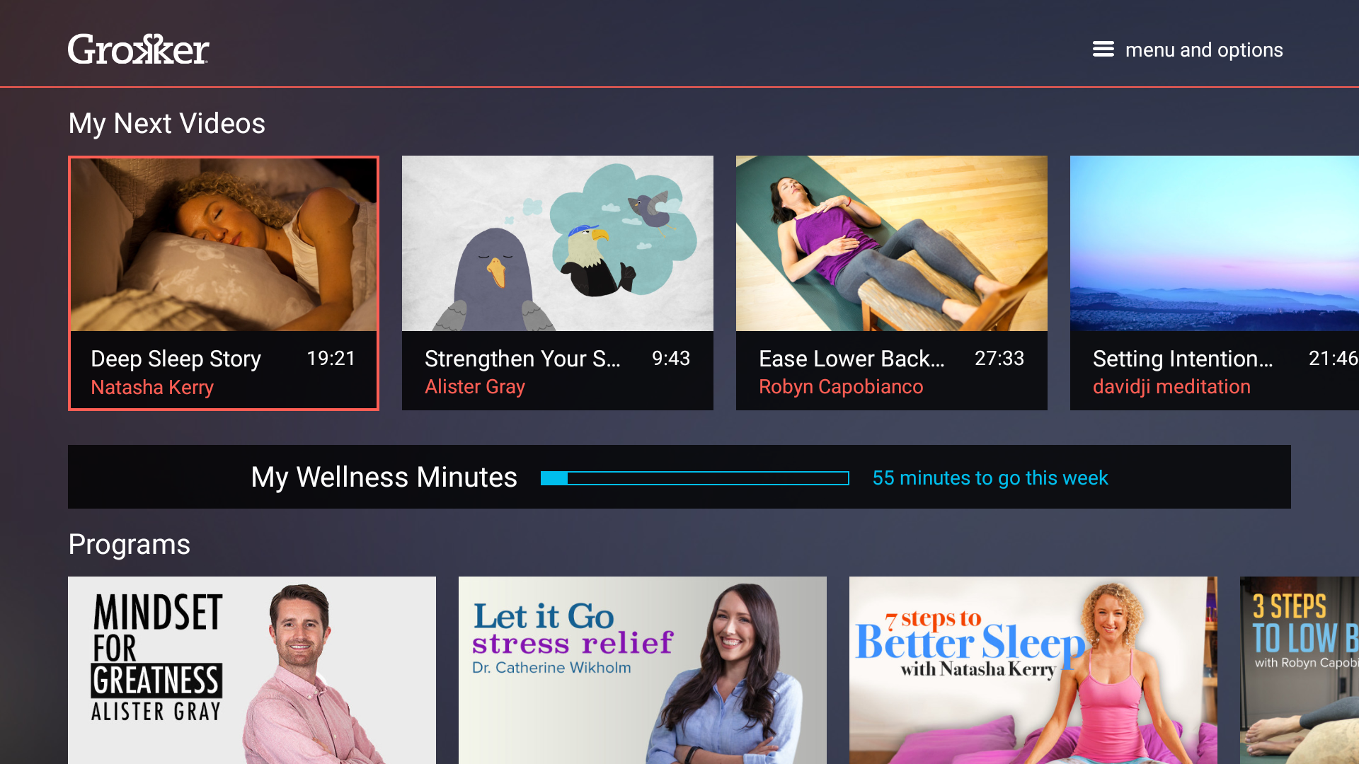Grokker Logo Grokker Yoga, Fitness, Mind:Amazon.de:Appstore For