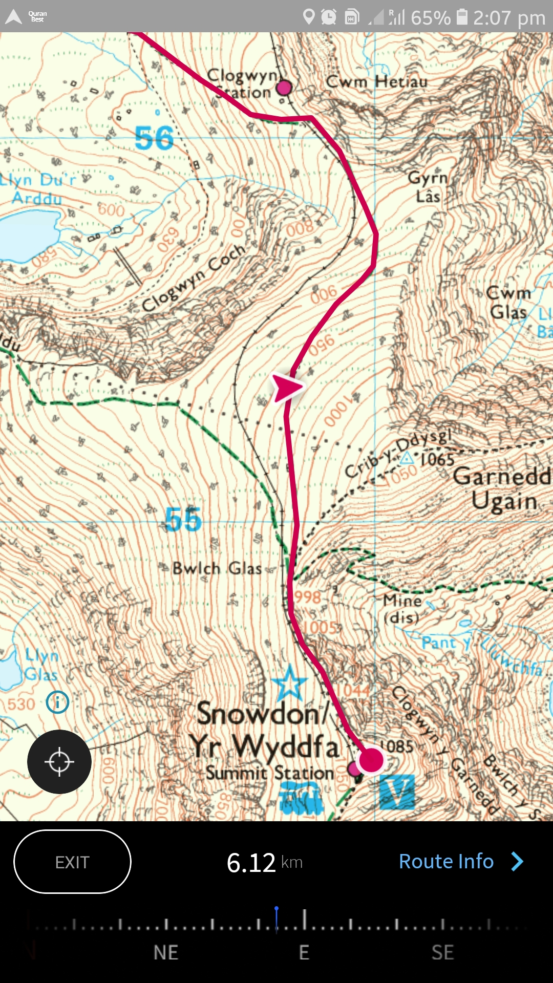 Snowdon / Yr Wyddfa Map | Conwy Valley / Dyffryn Conwy | Ordnance ...