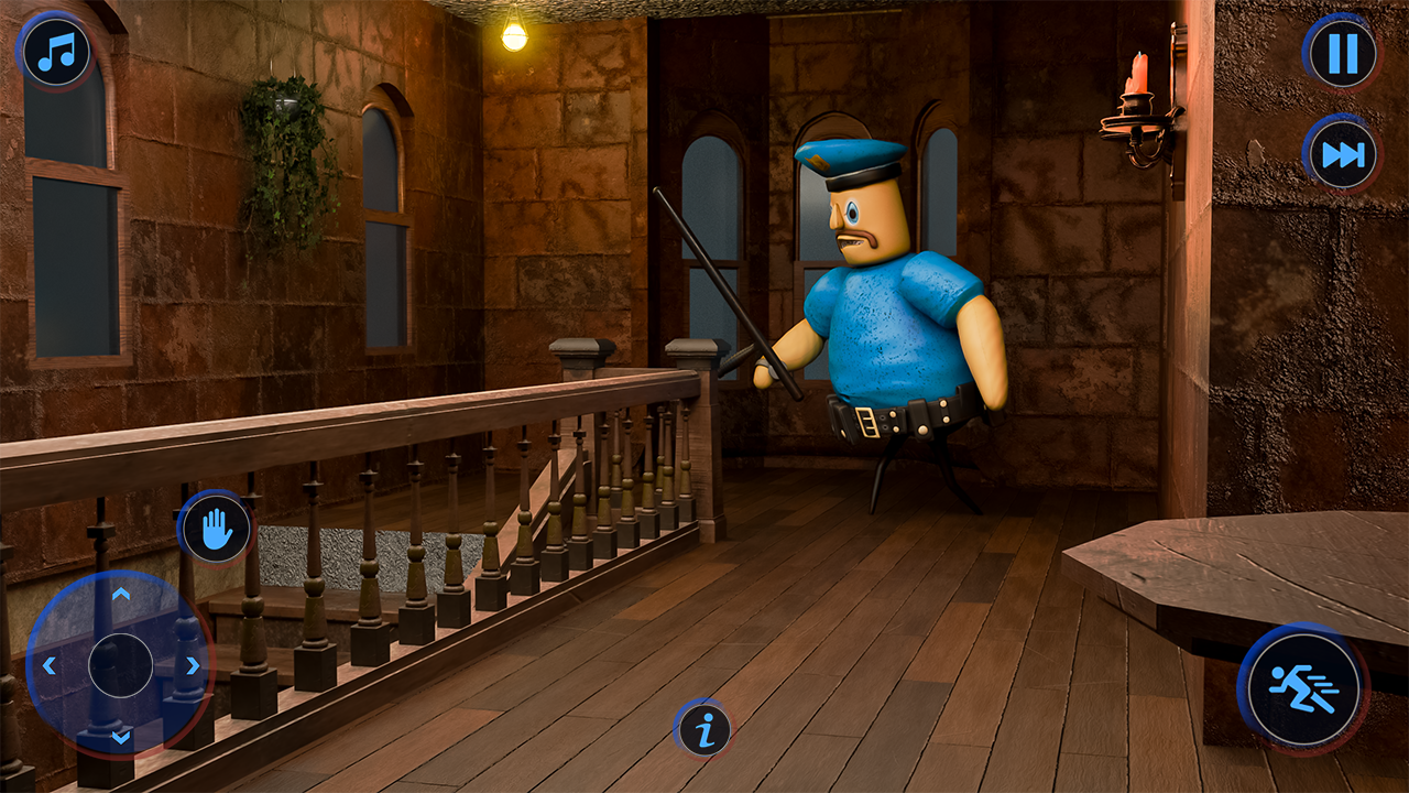 Echte Polizeihaus-Gefängnis-Herausforderung: Entkomme aus dem Barry-Gefängnis-Spiel 3D:Amazon.de ...