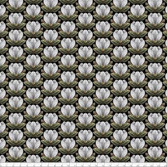 Amazon.com: Northcott Magnolia Magnolia Scallop, Fabric by The Yard ...