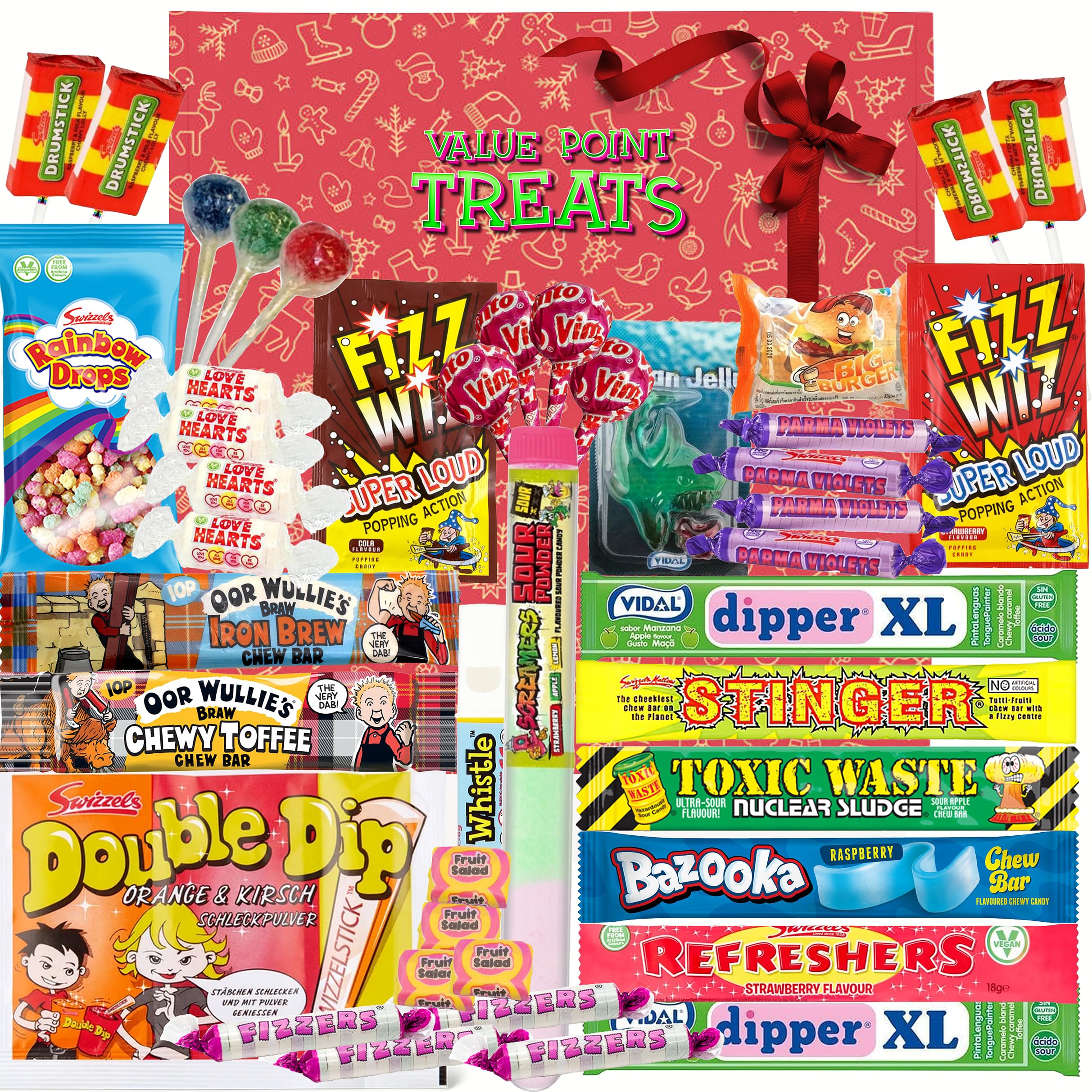 VALUE POINT Retro Sweets Gift Box, Old Fashioned Sweets, Sweet Hamper ...