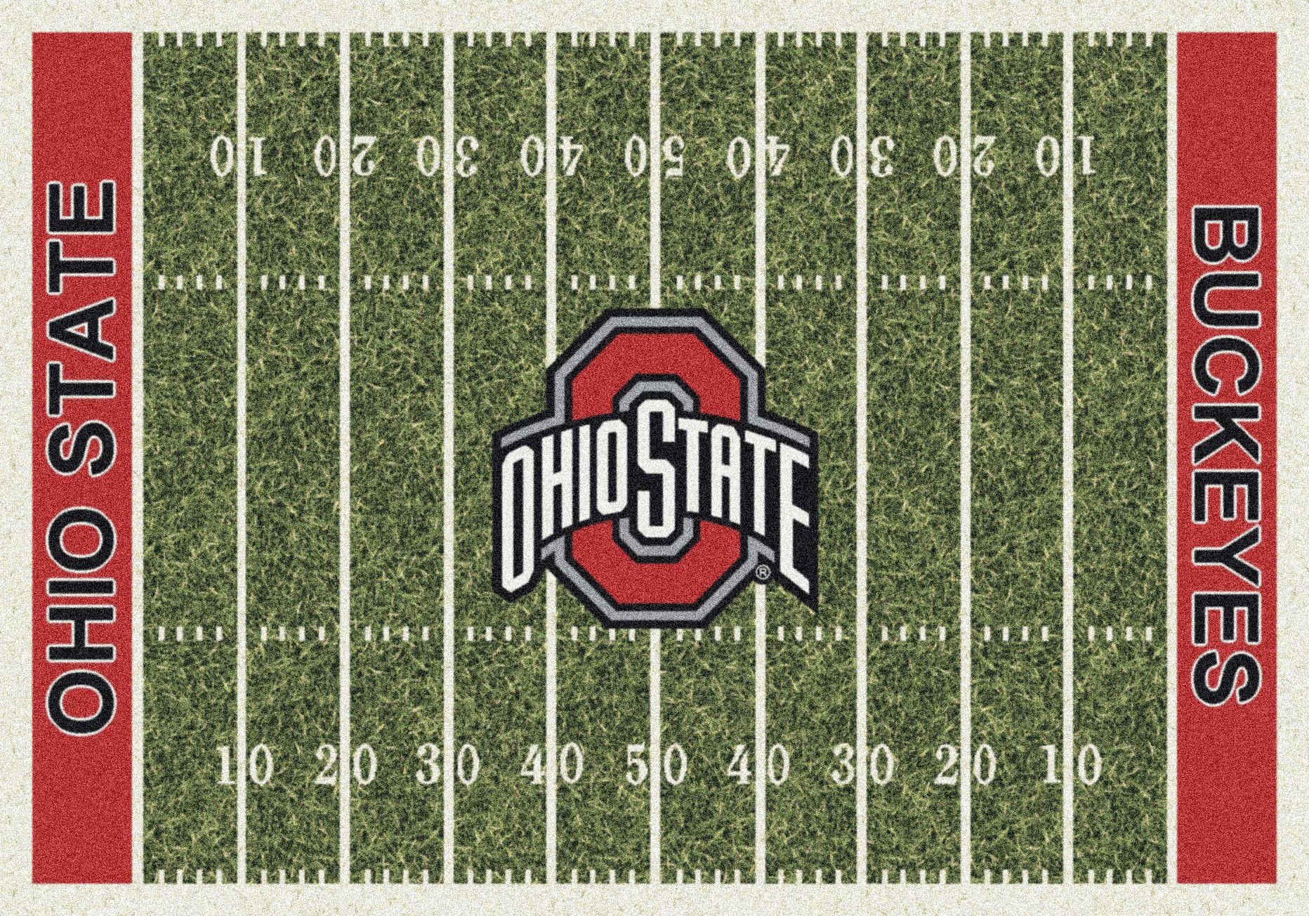 Amazon.com: Ohio State Buckeyes College Team Gridiron Rug from Miliken ...