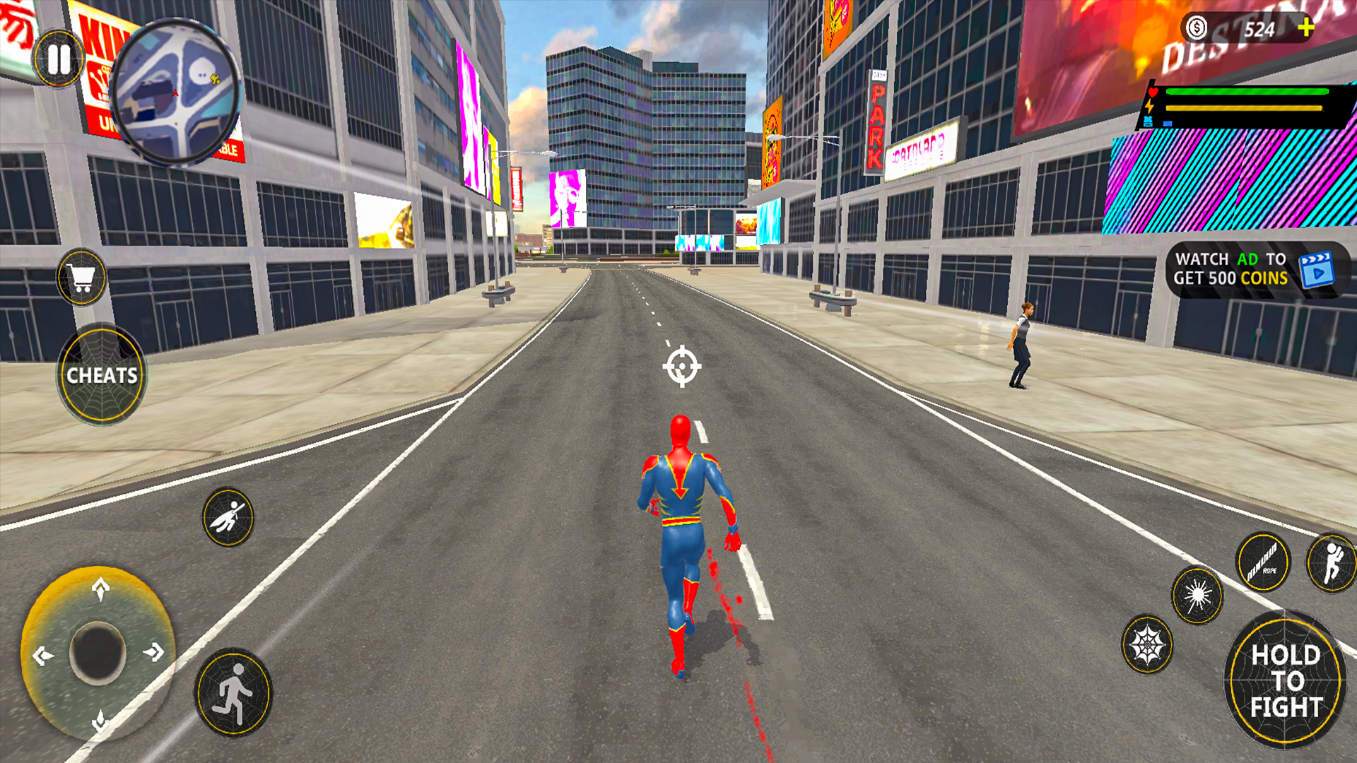 Flying Spider Superhero Fighter: City Battle Mafia Crime Action: Robot ...