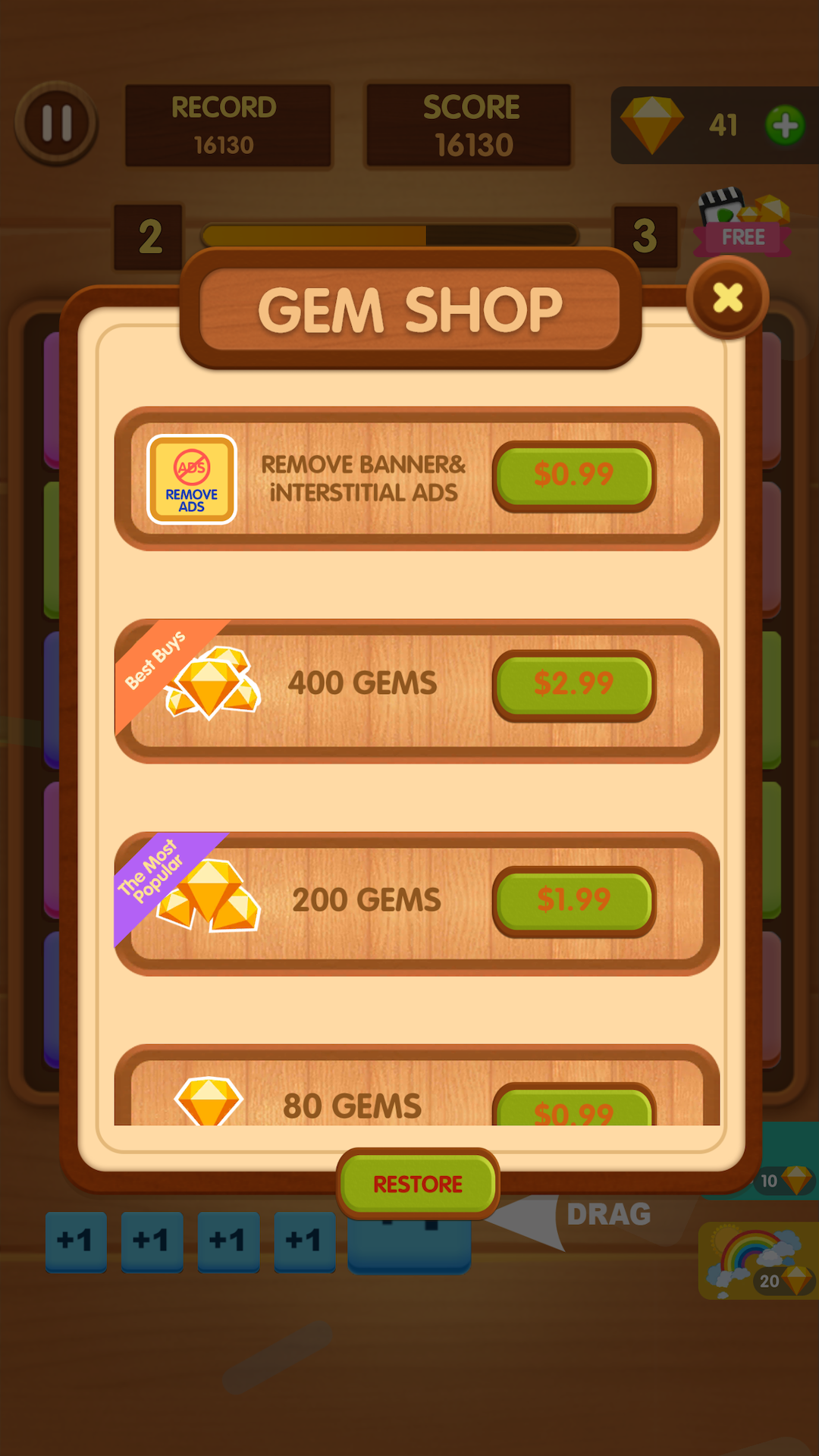 Merge Up - Woodber Number Classic Game Free-Amazonアプリストアのアプリ