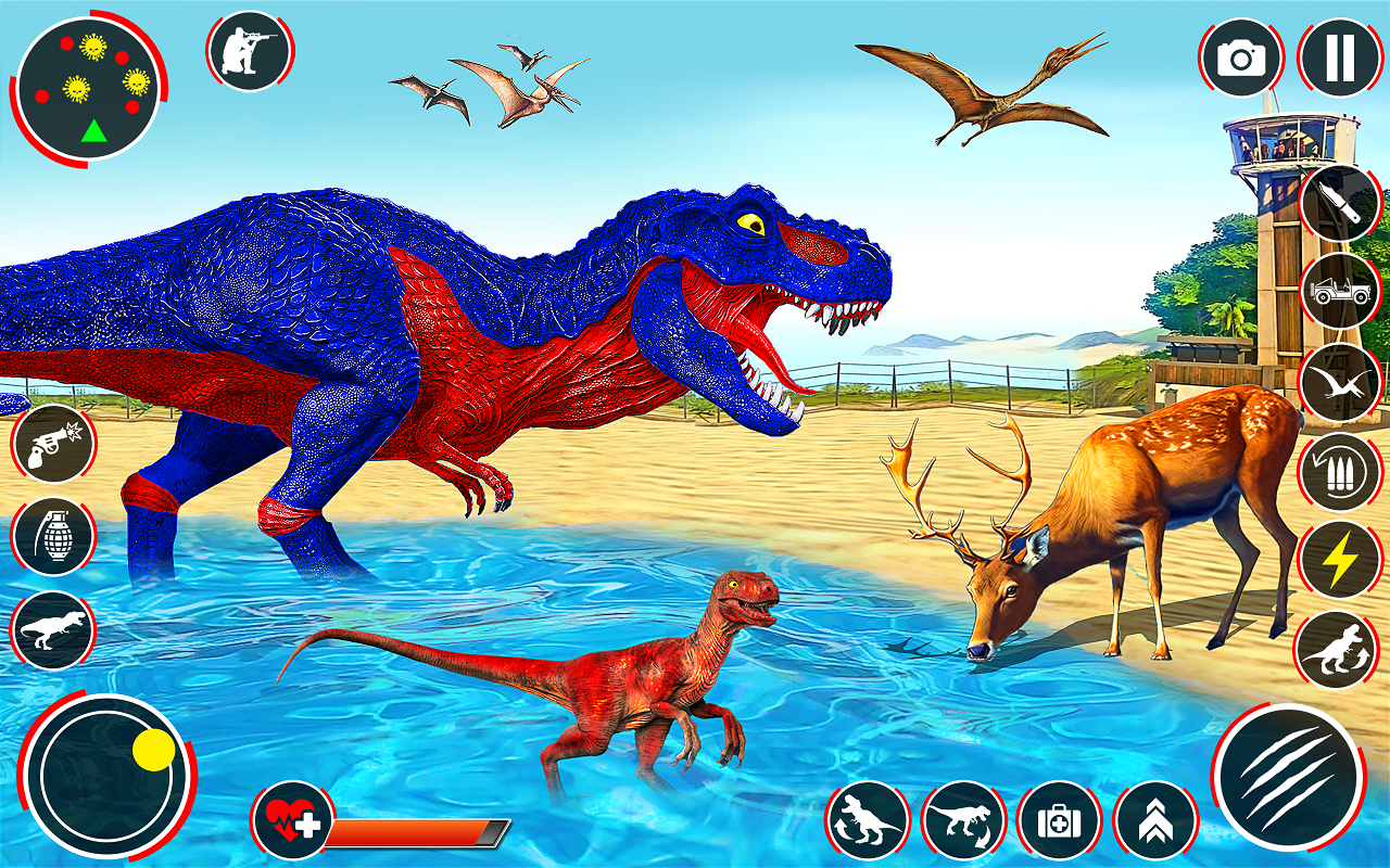 Deer Hunting Animal Shooting Games : Wild Dinosaur Hunter 3D Sniper ...