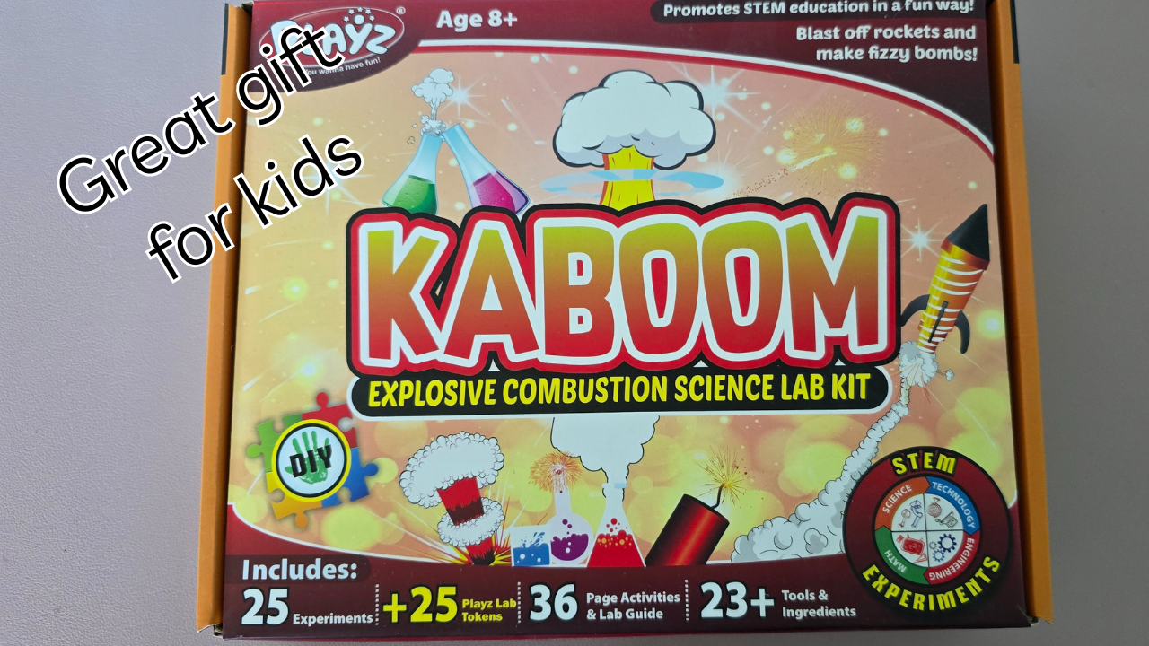 Watch Kaboom Science Kit Review! on Amazon Live