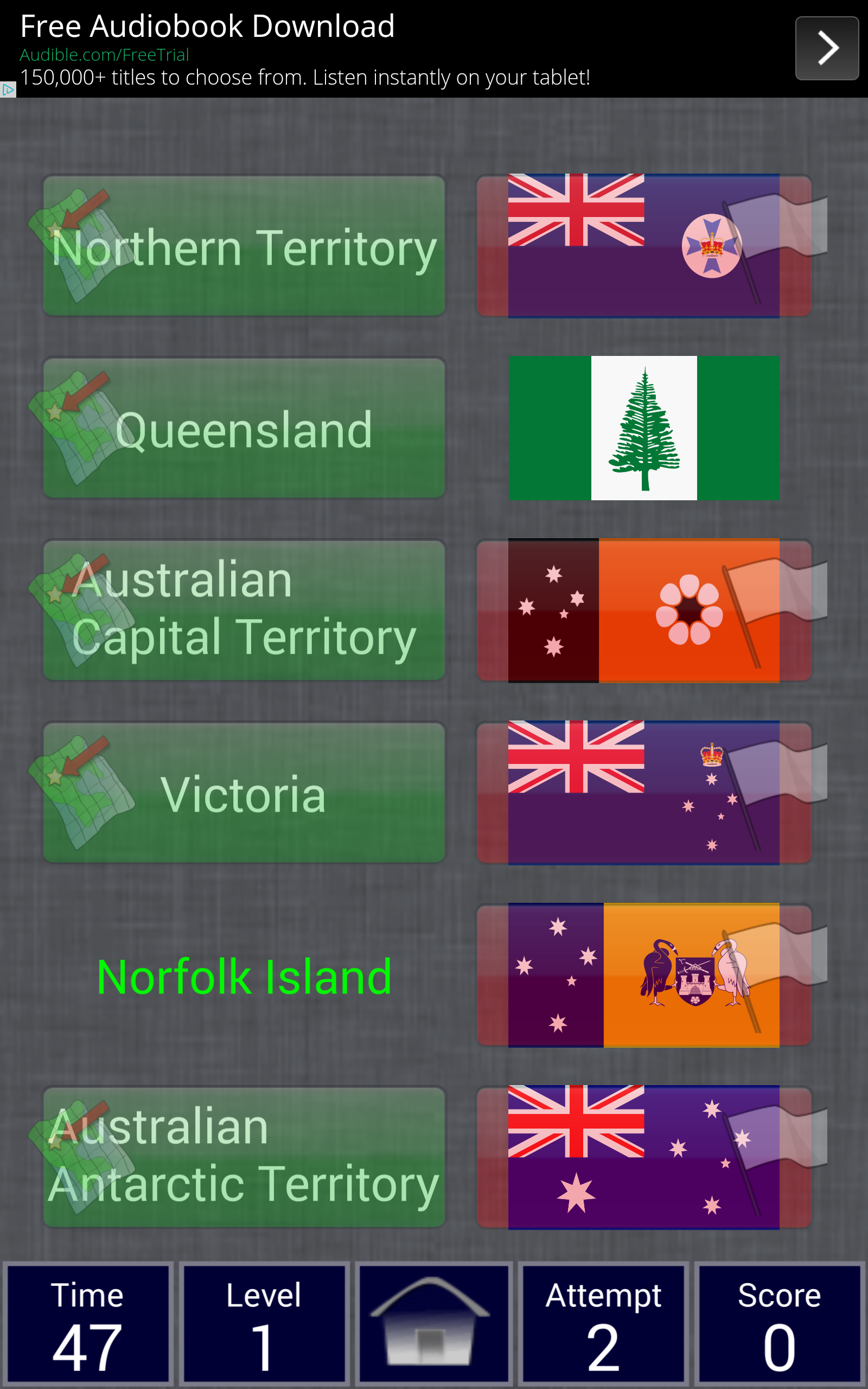 Australia States Territories Geography Match FREE - App on Amazon Appstore