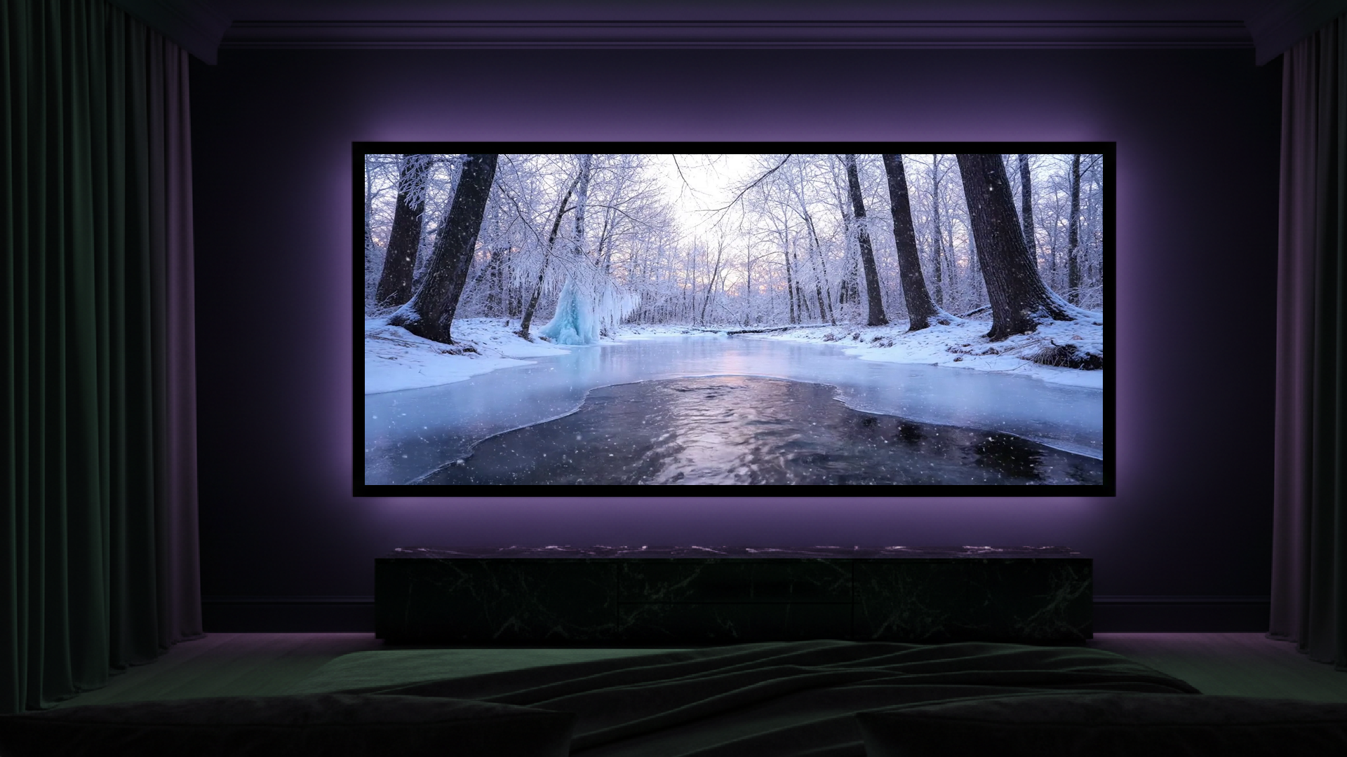 4K Serene Winter River Screensaver Fire TV - App on Amazon Appstore