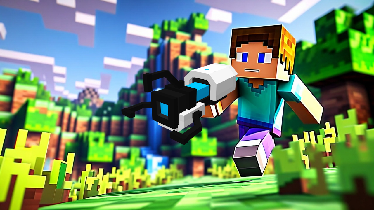 Portal Gun Mod - Blue Edition | Teleportation, Puzzles & Portal Fun in ...
