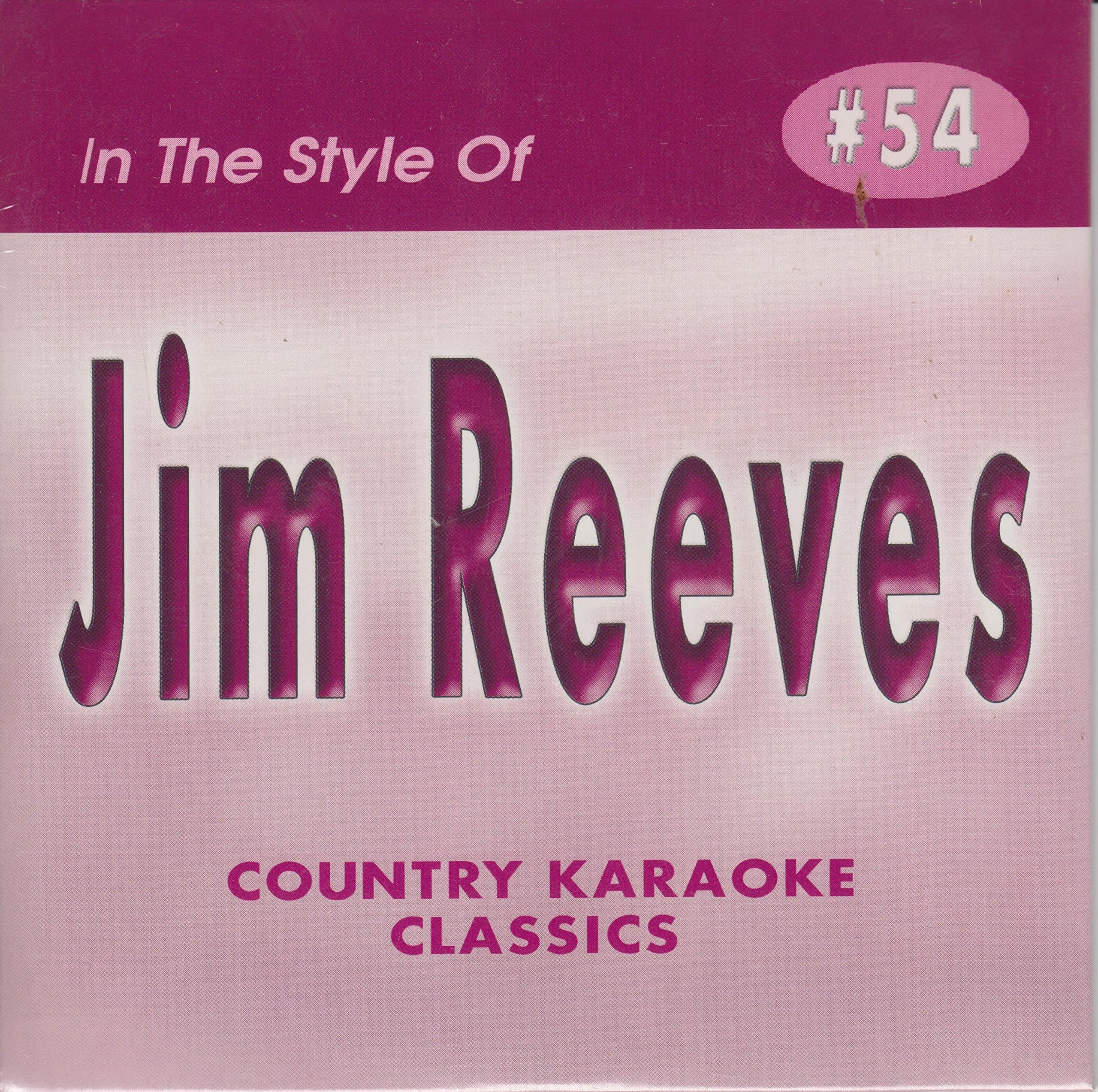 Amazon.com: Country Karaoke Classics CDG All Hits of JIM REEVES : CDs ...