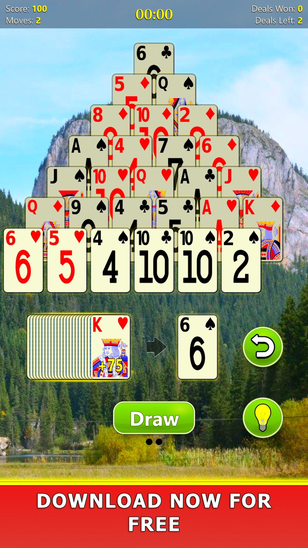 Pyramid Solitaire Mobile - App on Amazon Appstore