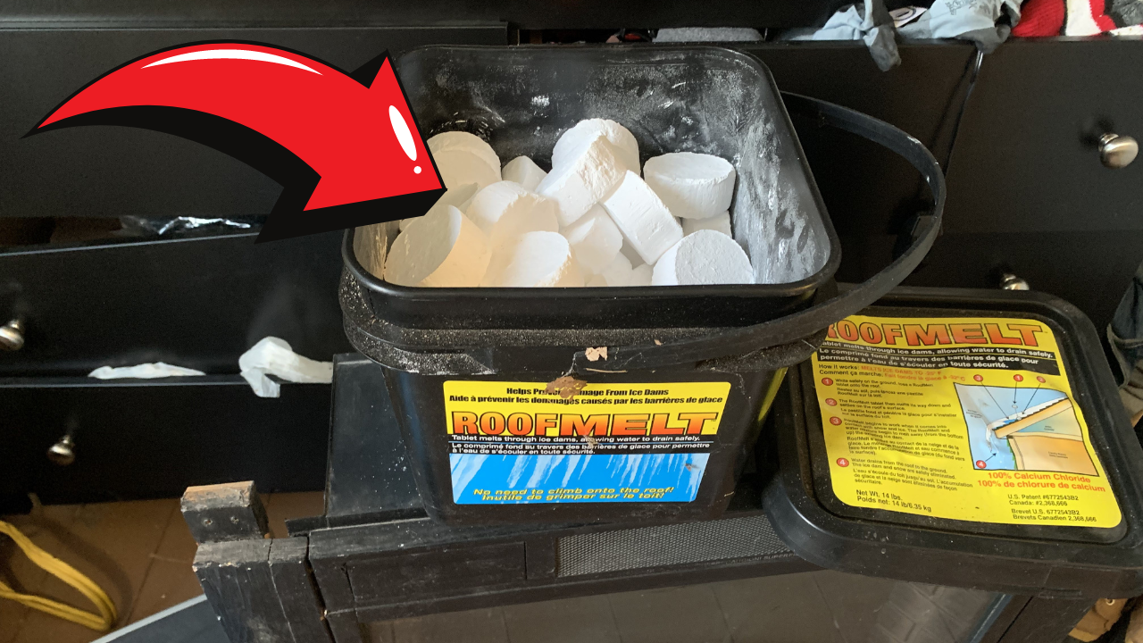 Watch Roof Melt Ice Dam Solution& Fast-Acting Calcium Chloride Pucks on ...