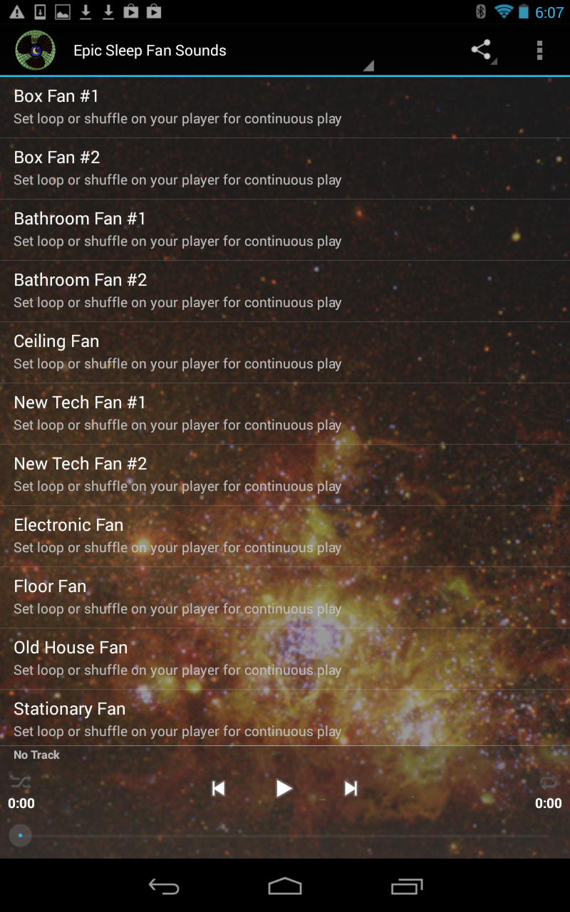 Epic Sleep Fan Sounds and FX - App on Amazon Appstore