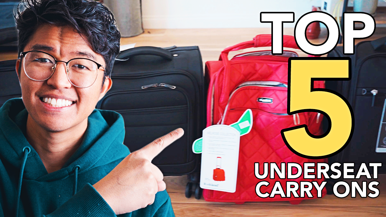 Watch I Tried 5 Highly Rated Underseat Carryon Luggages on Amazon Live