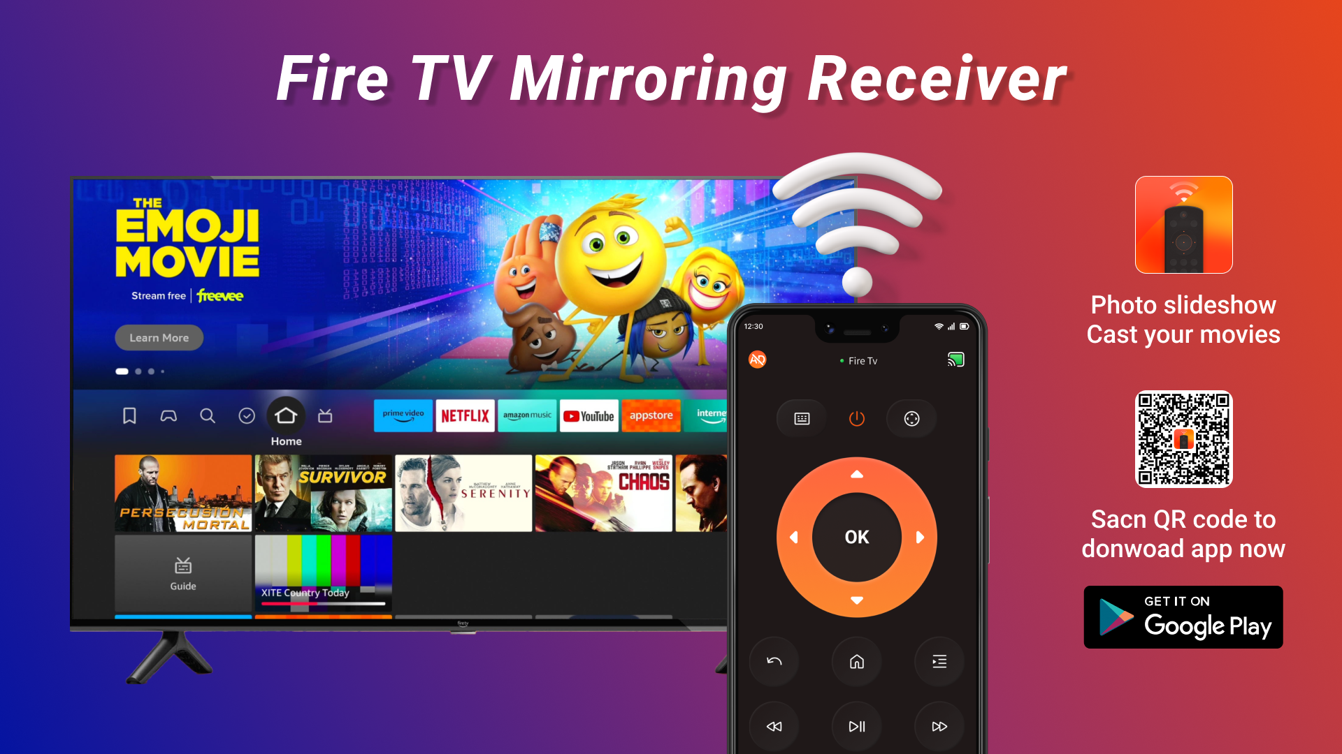 Screen Mirroring Receiver for Fire TV & Stick - App on Amazon Appstore