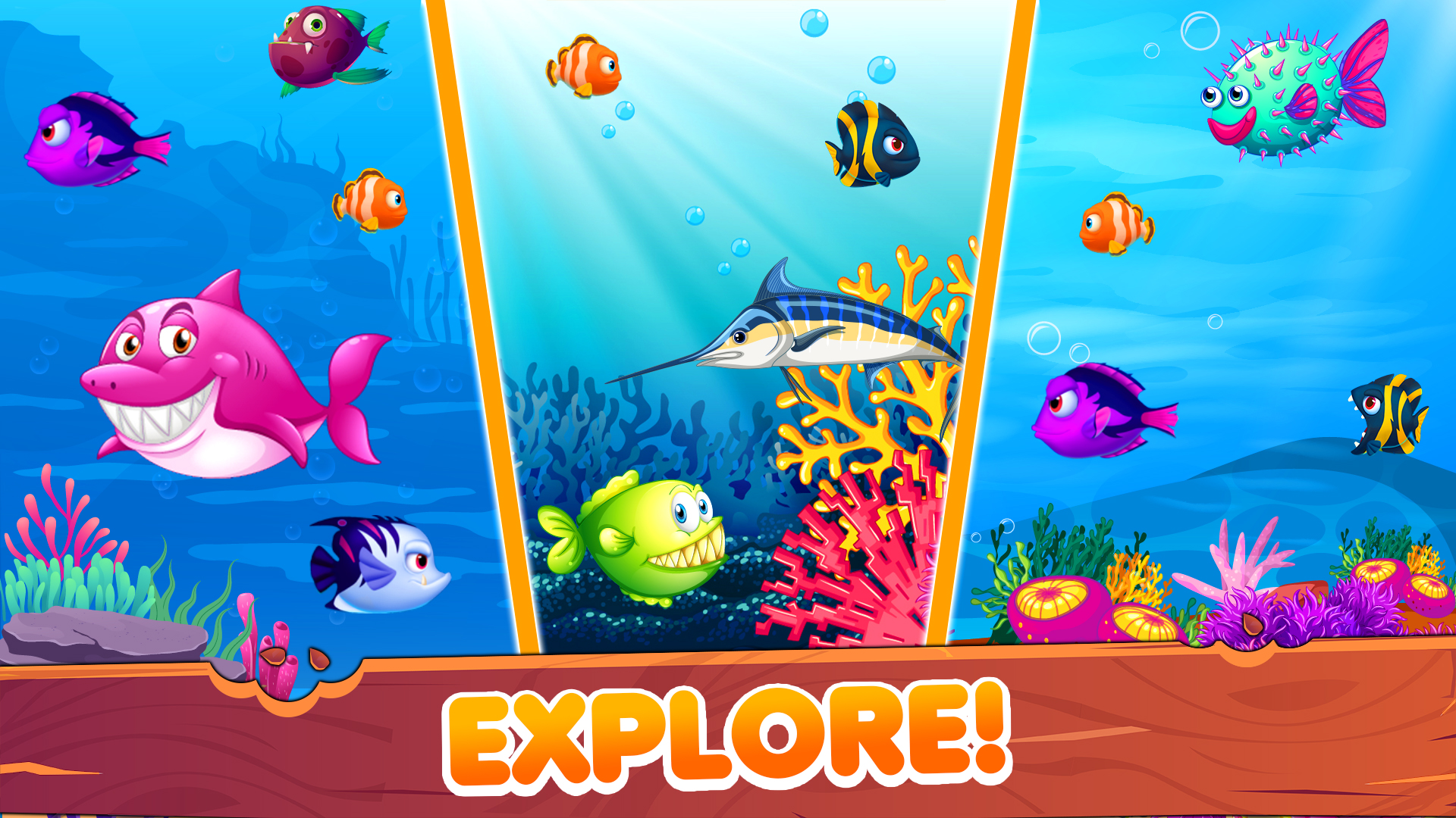 Big Fish Eat Small: Fishing Games:Amazon.co.jp:Appstore for Android