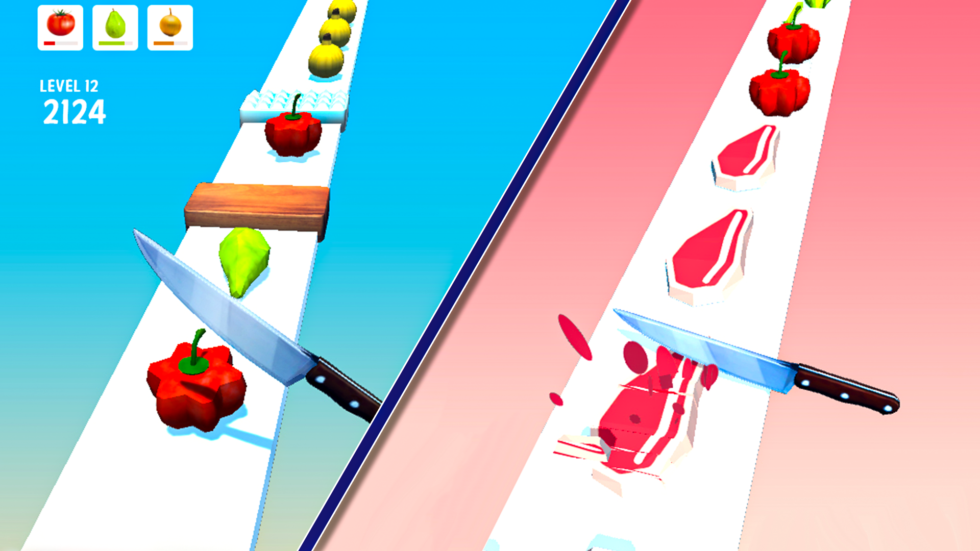 Perfect Slices Idle Super Slicer: Slice Master Vegetable Cutting ASMR ...