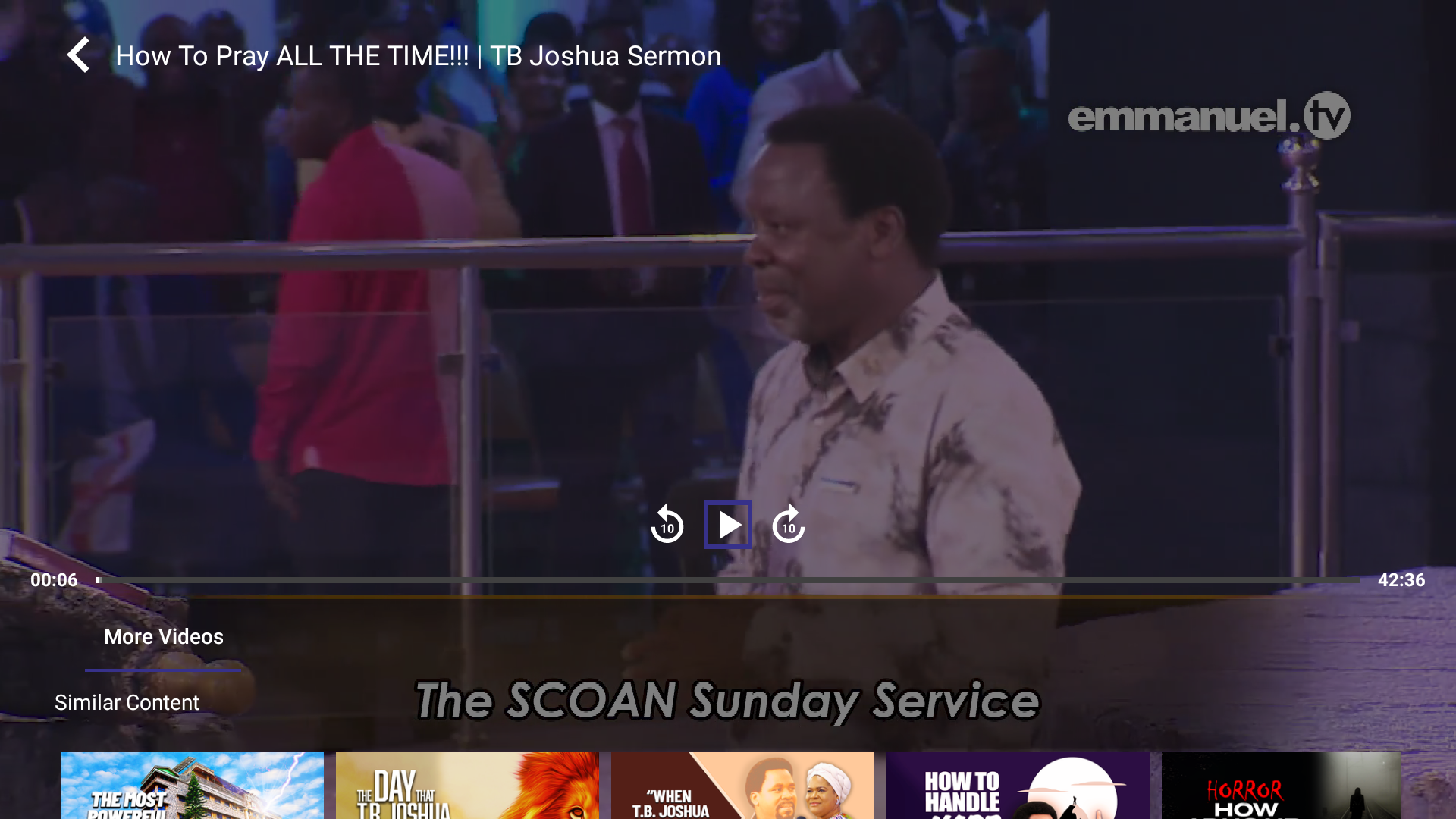 Emmanuel TV - App on Amazon Appstore