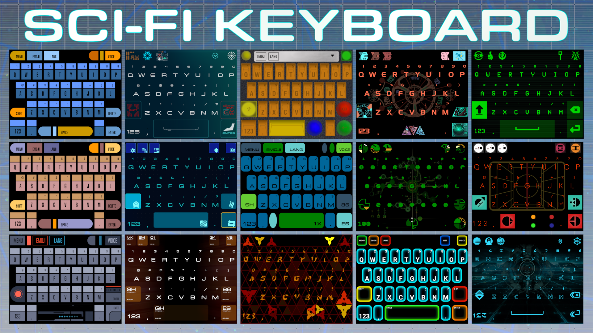 Sci-Fi Keyboard - App on Amazon Appstore