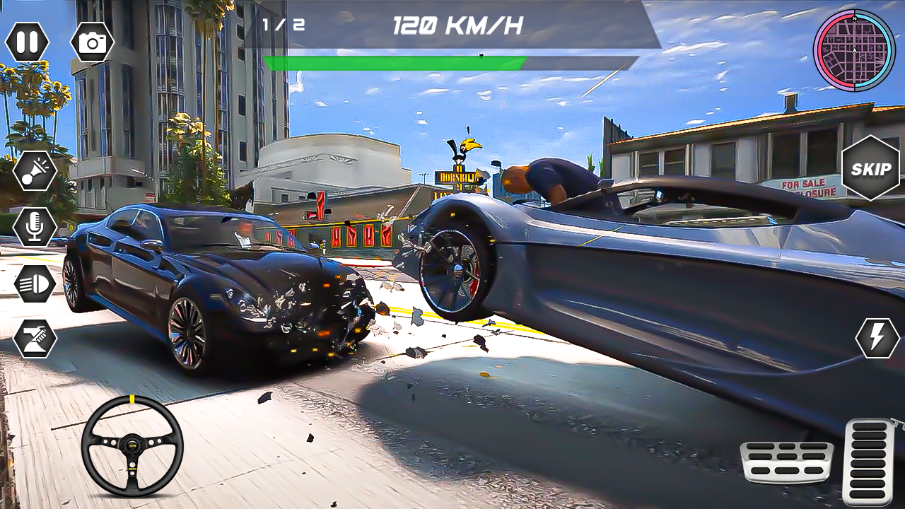 BEAM NG Car Crash Simulator Games 2024: Sports Cars Crash Racing ...