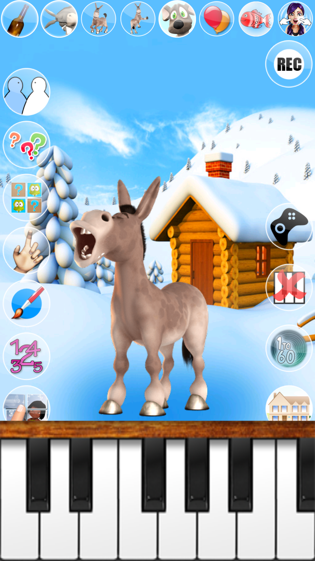 Aplicación Talking Donald Donkey Ice Fun (Free) en Amazon Appstore