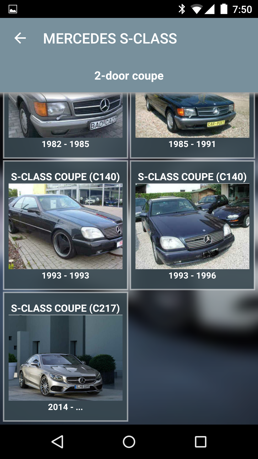 Car Specifications - App on Amazon Appstore