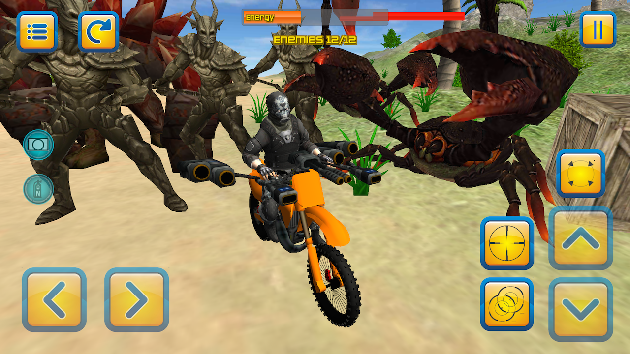 Motorbike Beach Fighter 3D - Motorcycle Shooter Game - App on the ...