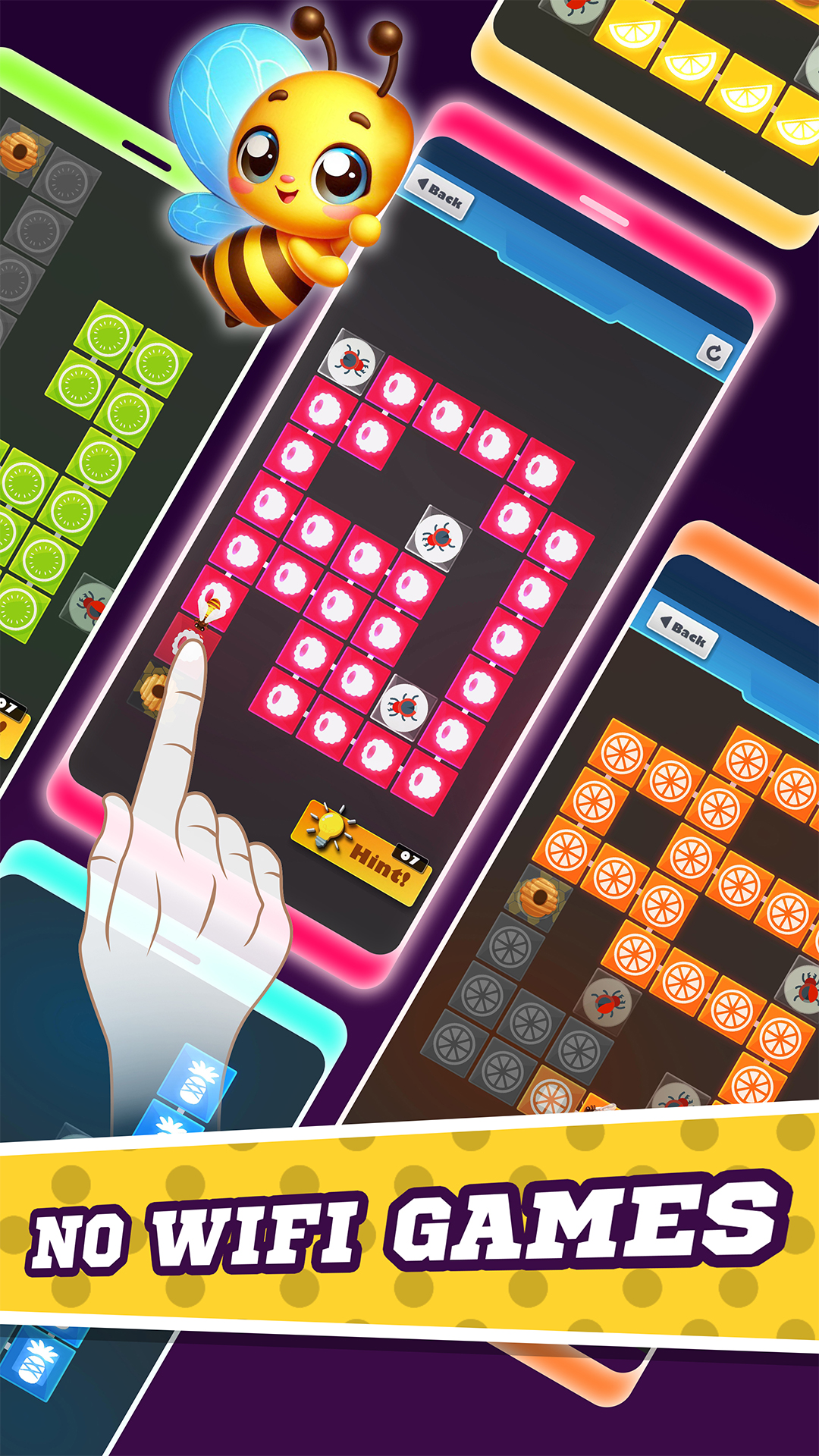 1 2 3 4 Player Games : No Wifi Games Anti Stress, Calming, Pop It ...